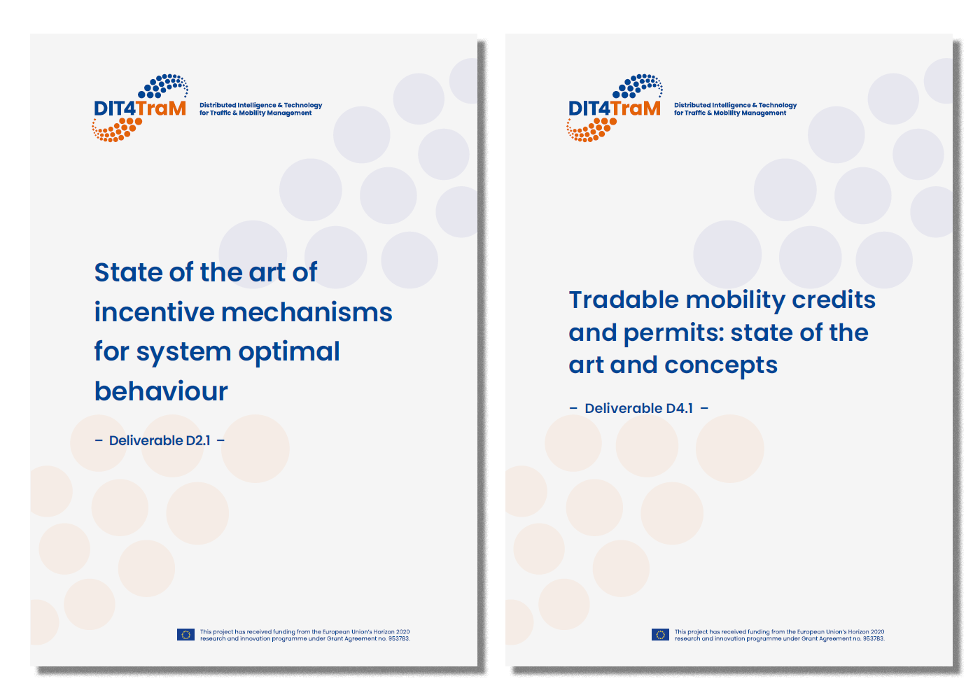 First deliverables available for download – DIT4TraM